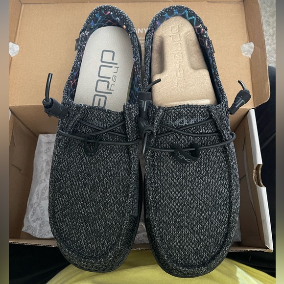 Shoes | New Black Hey Dude Shoes Size 8 | Poshmark